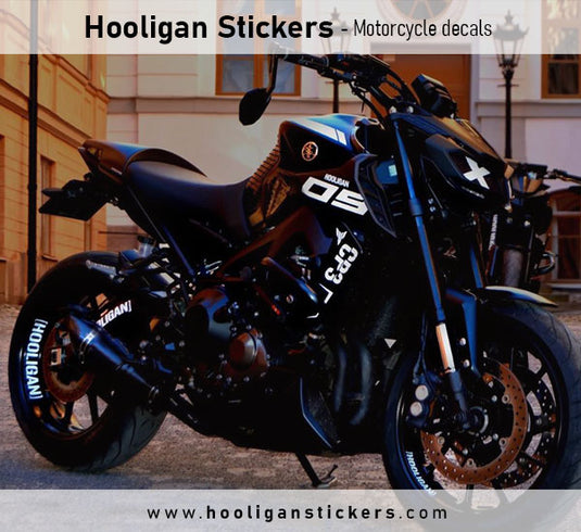 MT-09 decals, stickers, and graphics kits for Yamaha MT09 motorcycles ...