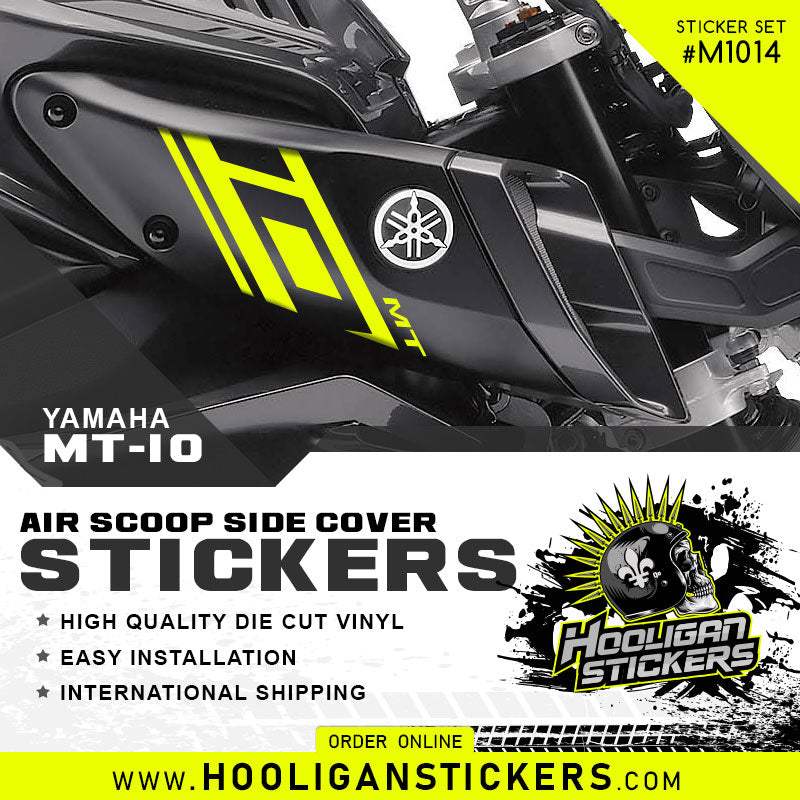 MT-10 air scoop cover vertical sticker set [M1014] – Hooligan Stickers