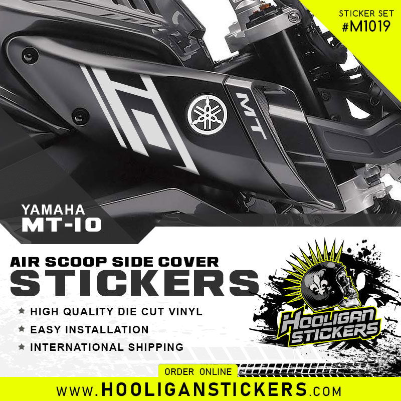 MT-10 intake decals vertical sticker set [M1019] – Hooligan Stickers