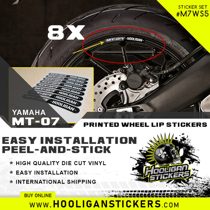 Enhance Your MT-07's Style with Our High-Quality Rim Stickers ...