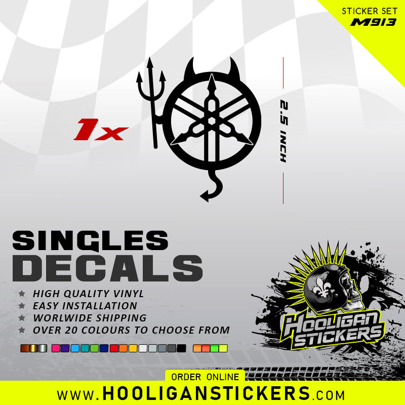 Motorcycle stickers, decals & graphics – Hooligan Stickers