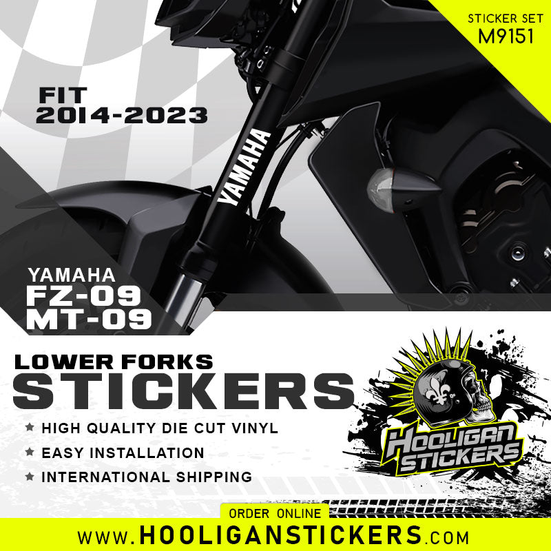 Lower fork Yamaha Sticker set [M9151] – Hooligan Stickers