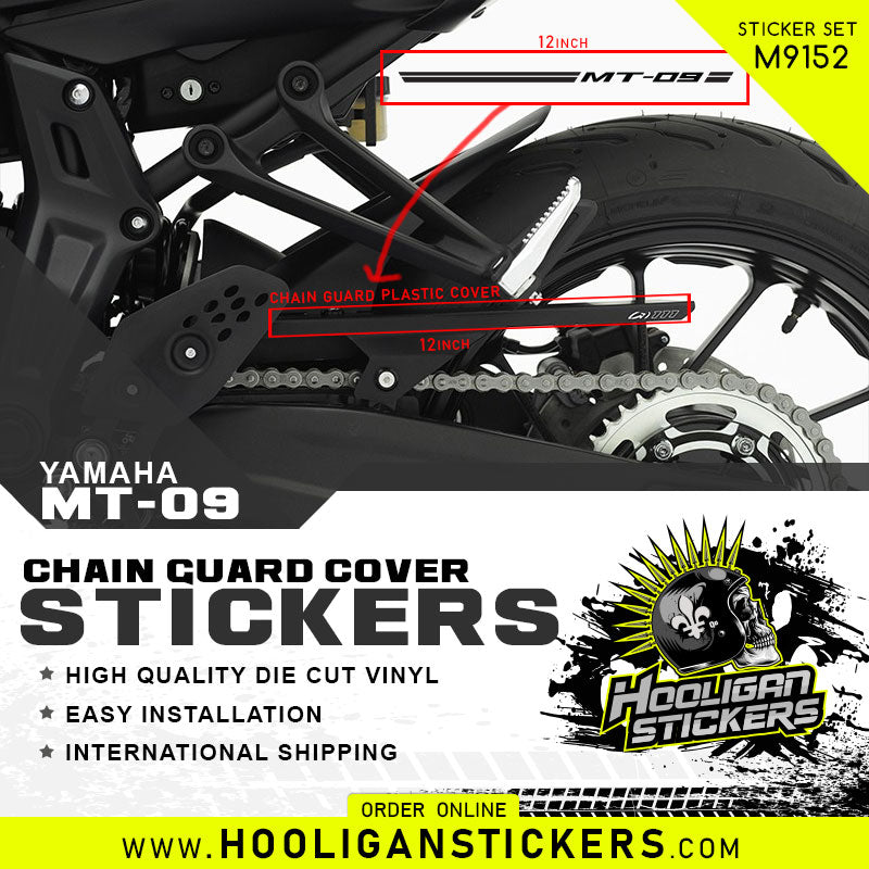MT-09 chain guard decal cover sticker [M9152] – Hooligan Stickers