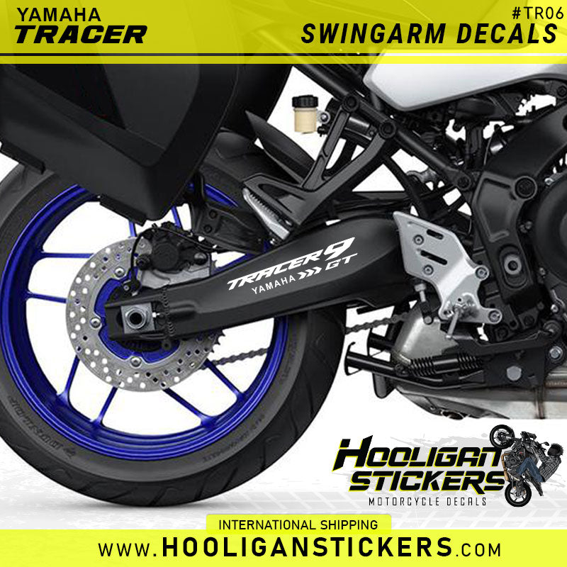 Tracer 9 GT decals for swingarms [TR06] – Hooligan Stickers