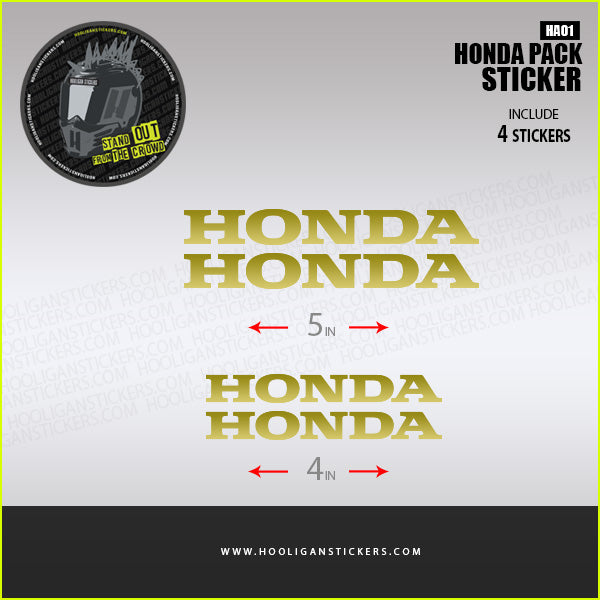 Classic Honda fairing decals sticker set [HA01] – Hooligan Stickers