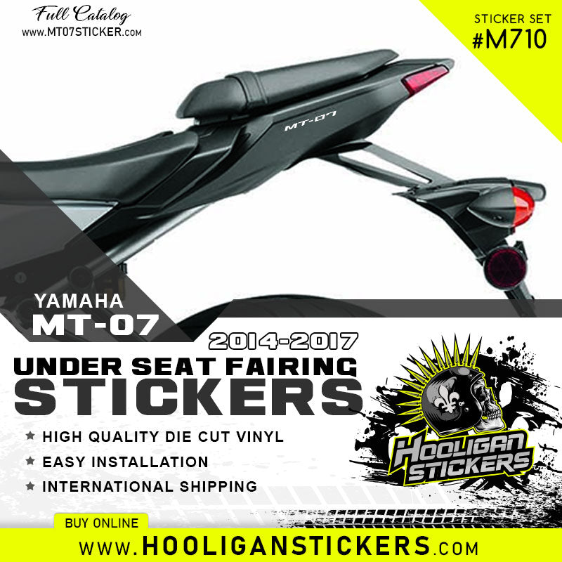 Yamaha MT-07 fairing stickers set [M710] – Hooligan Stickers