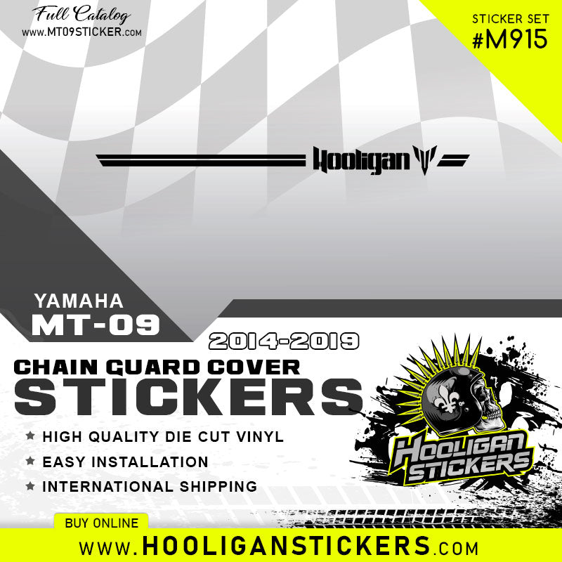 Variety of Yamaha Tracer 900 Motorcycle Decals – Hooligan Stickers