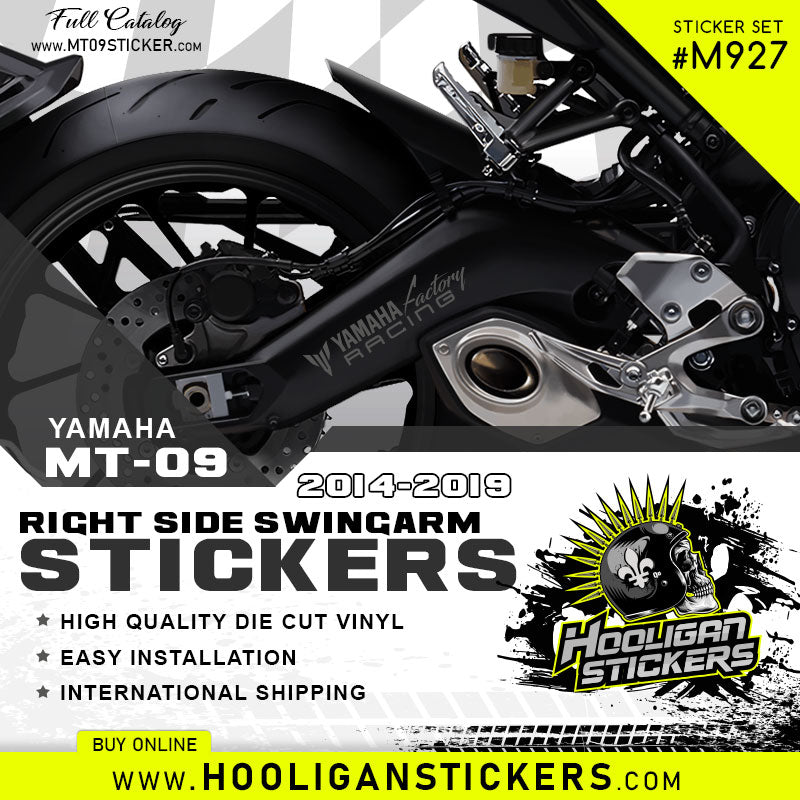 Yamaha FACTORY RACING decal custom swingarm sticker [M927] – Hooligan ...