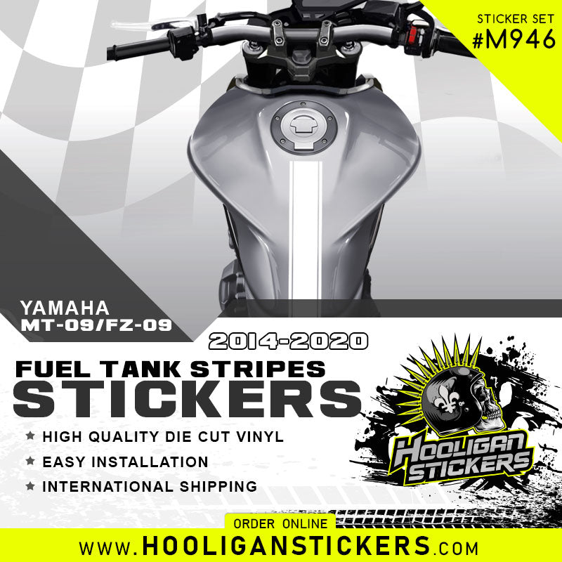 Motorcycle fuel tank stickers for Yamaha MT series – Hooligan Stickers