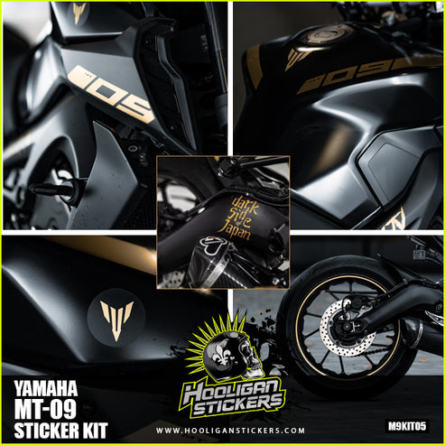 Yamaha MT09 sticker package [M9KIT05] – Hooligan Stickers