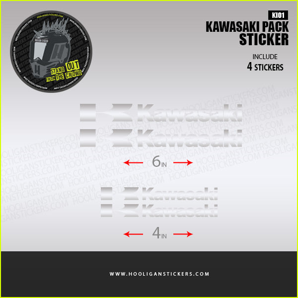 Kawasaki decals fairing sticker set [KI01] – Hooligan Stickers