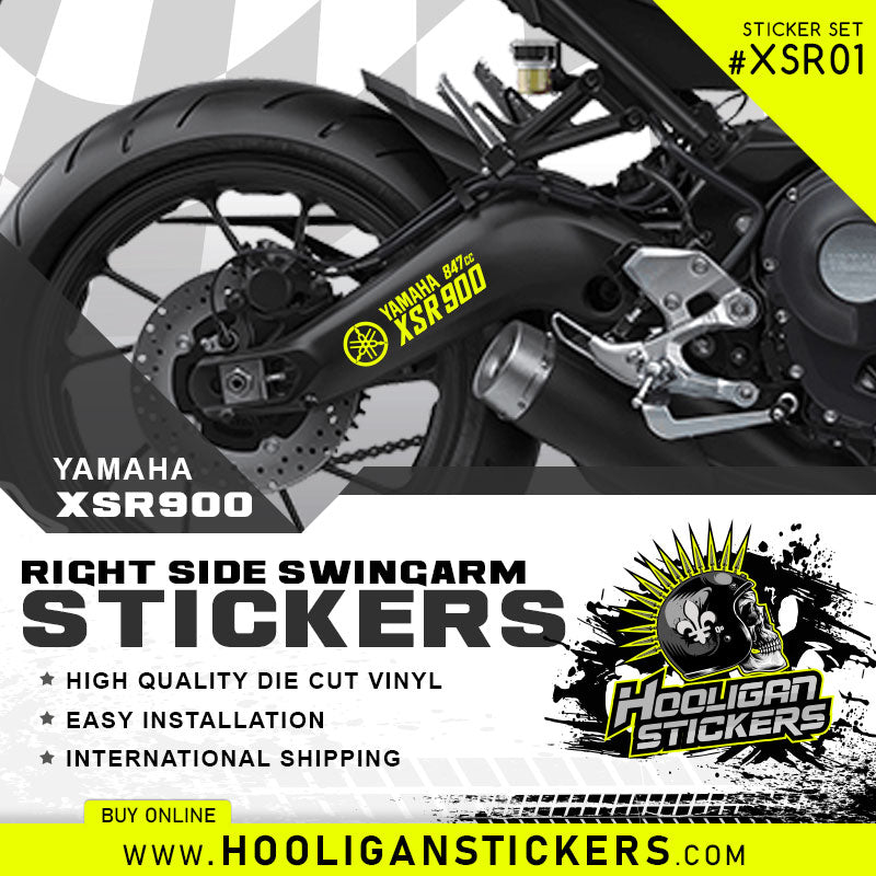 Yamaha XSR900 custom swingarm sticker [XSR01] – Hooligan Stickers