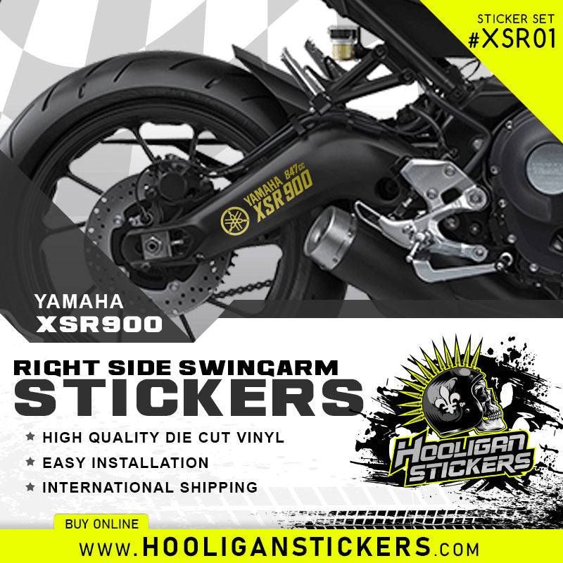 Yamaha XSR900 custom swingarm sticker [XSR01] – Hooligan Stickers
